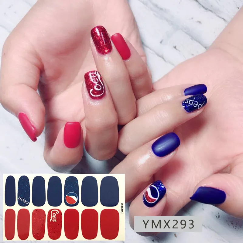 Pepsi Nail Designs