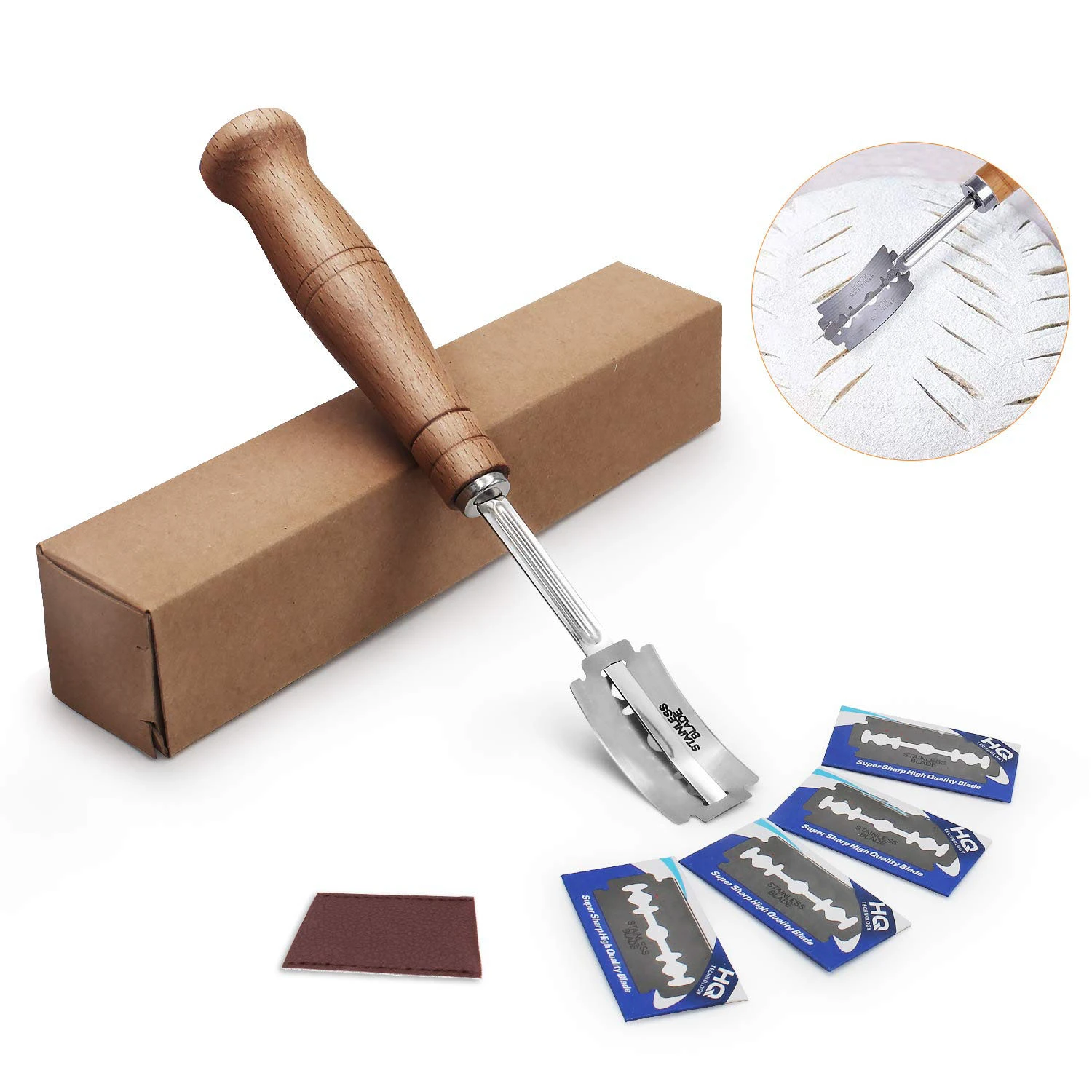 Bread Bakers Cutter Slashing Tool Bread Lame Dough Scoring Blade Tools ...
