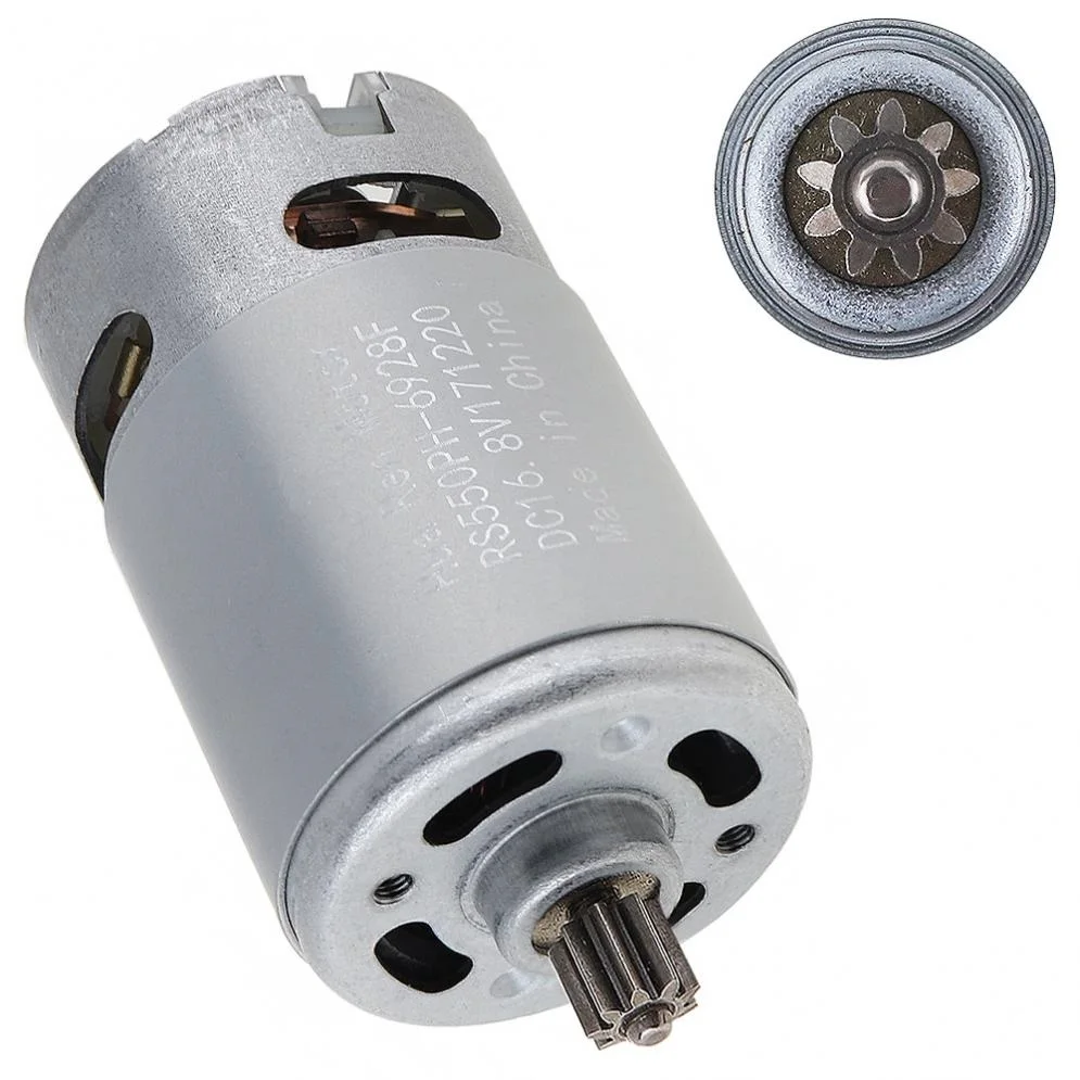 Rs550 Dc Motor 12v 16.8v 21v 25v 19500 Rpm Dc Motor Two-speed 9/11/12 ...