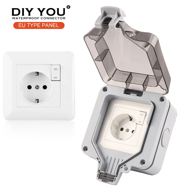 IP66-EU-Standard-Germany-Waterproof-Outdoor-Wall-Socket-With-Switch ...