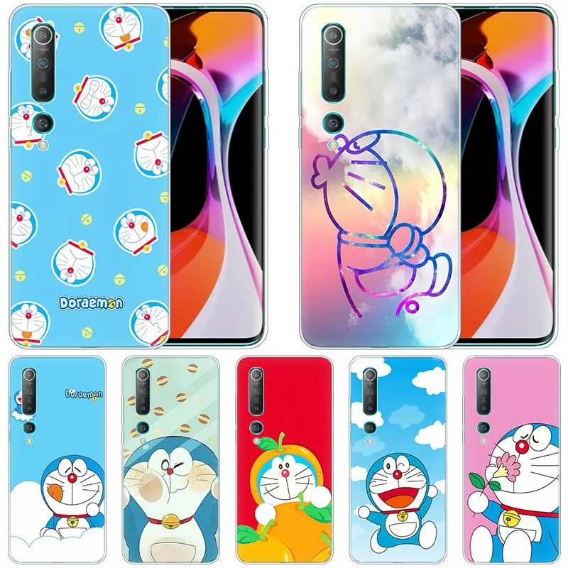 Hot Cute Cartoon Doraemon Silicone Phone Case For Xiaomi Redmi K30 Note ...