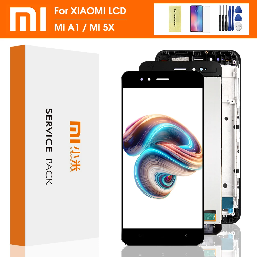 5.5'' Display For Xiaomi Mi A1 LCD Touch Screen with Frame Replace For ...