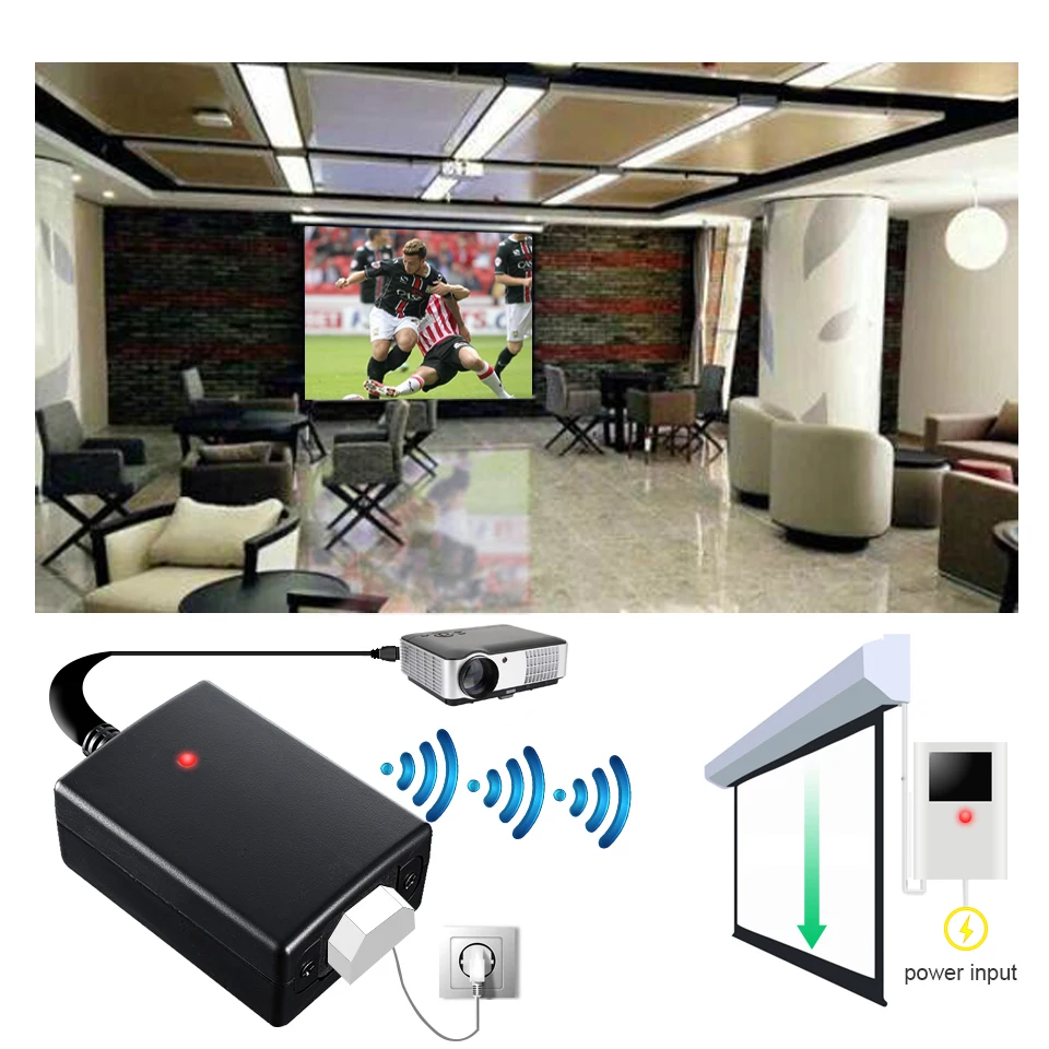 2024-Smart-RF-Switch-433Mhz-Universal-Remote-Control-Electric-Projector ...