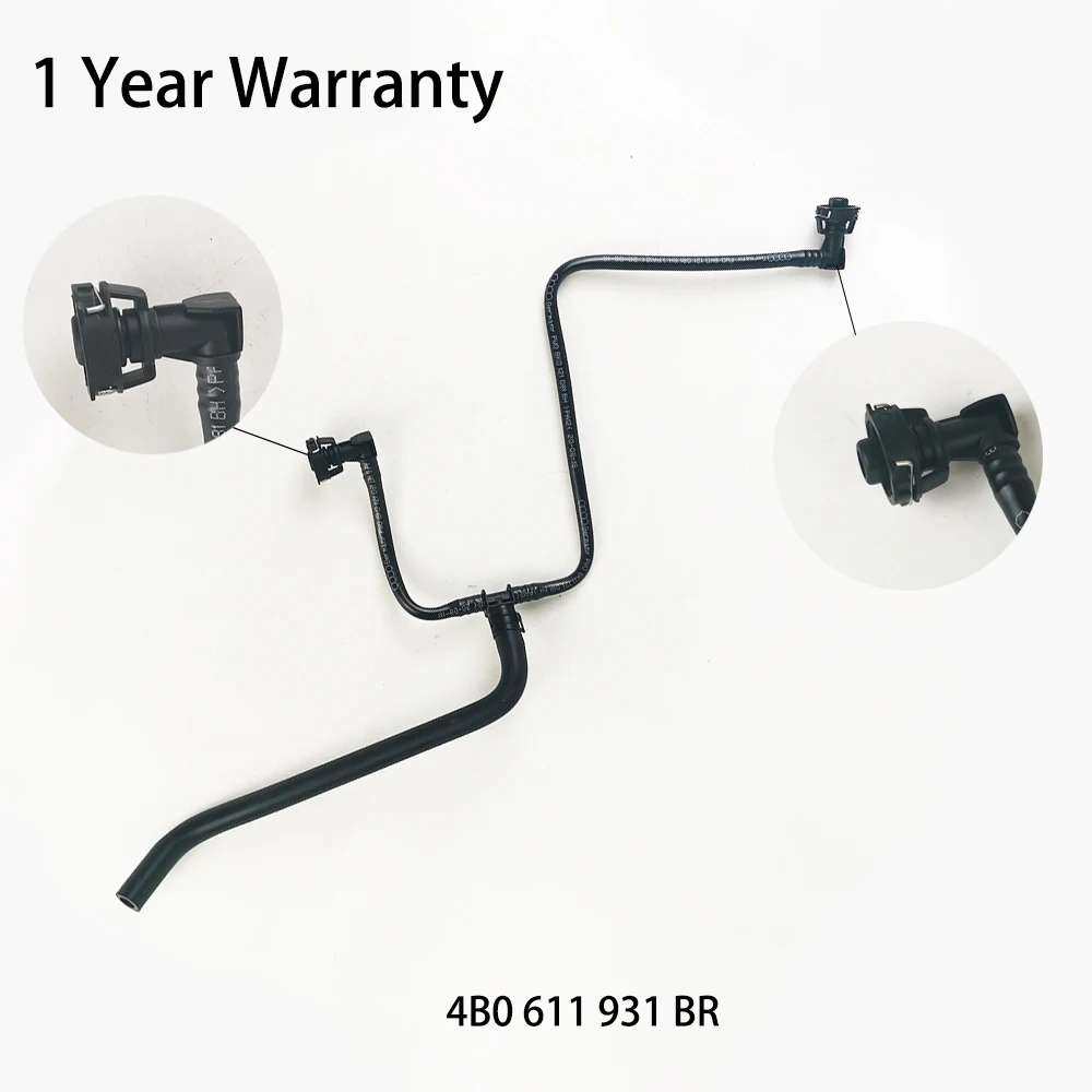 체크 밸브가 있는 진공 튜브 4B0611931BR 4B0611931BR 611 931BR, 폭스바겐 파사트 아우디 A4 A6 용 ...