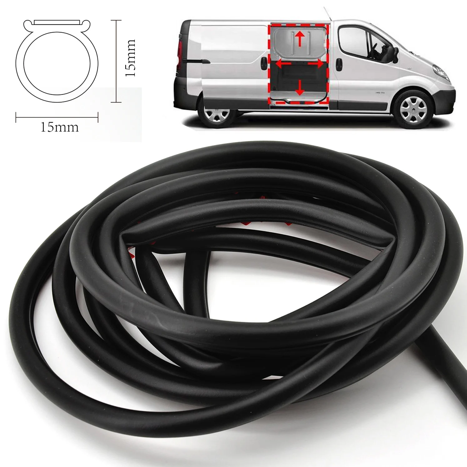 SIDE-SLIDING-FRONT-REAR-DOOR-RUBBER-BODY-SEAL-Weatherstrip-For-Fiat ...
