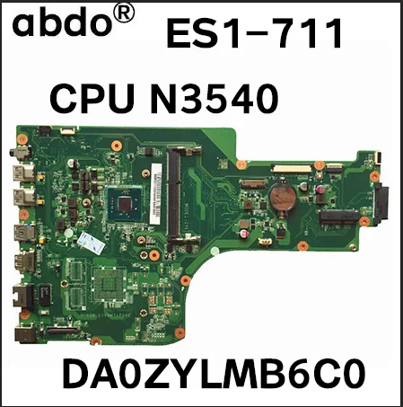 For Acer Aspire ES1-711 ES1-711G notebook computer motherboard CPU ...