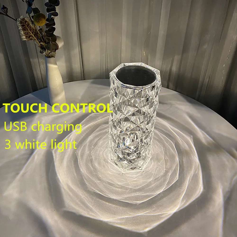 Ins-3D-Crystal-Table-Lamp-Projector-Night-Light-Remote-Control-Romantic ...