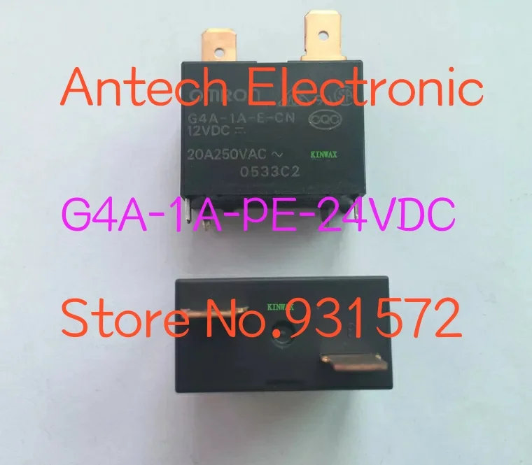 Nova originais Omron relé G4A 1A PE 24VDC G4A 1A PE 24V 20A 250VAC ...