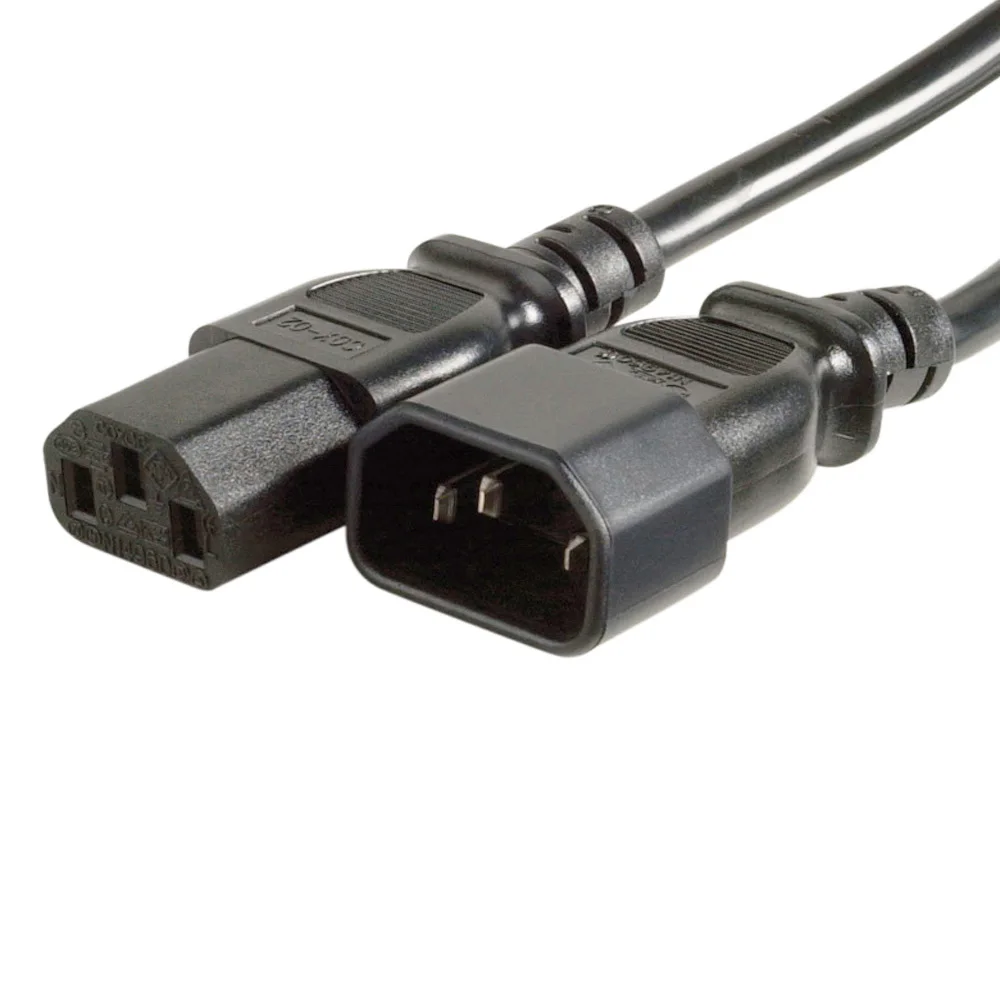 IEC-C13-to-C14-Power-Extension-Cord-Mains-C13-C14-Power-Cable-0-5m-1m ...