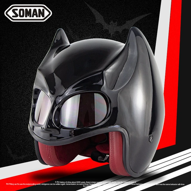 Custom Batman Motorcycle Helmet
