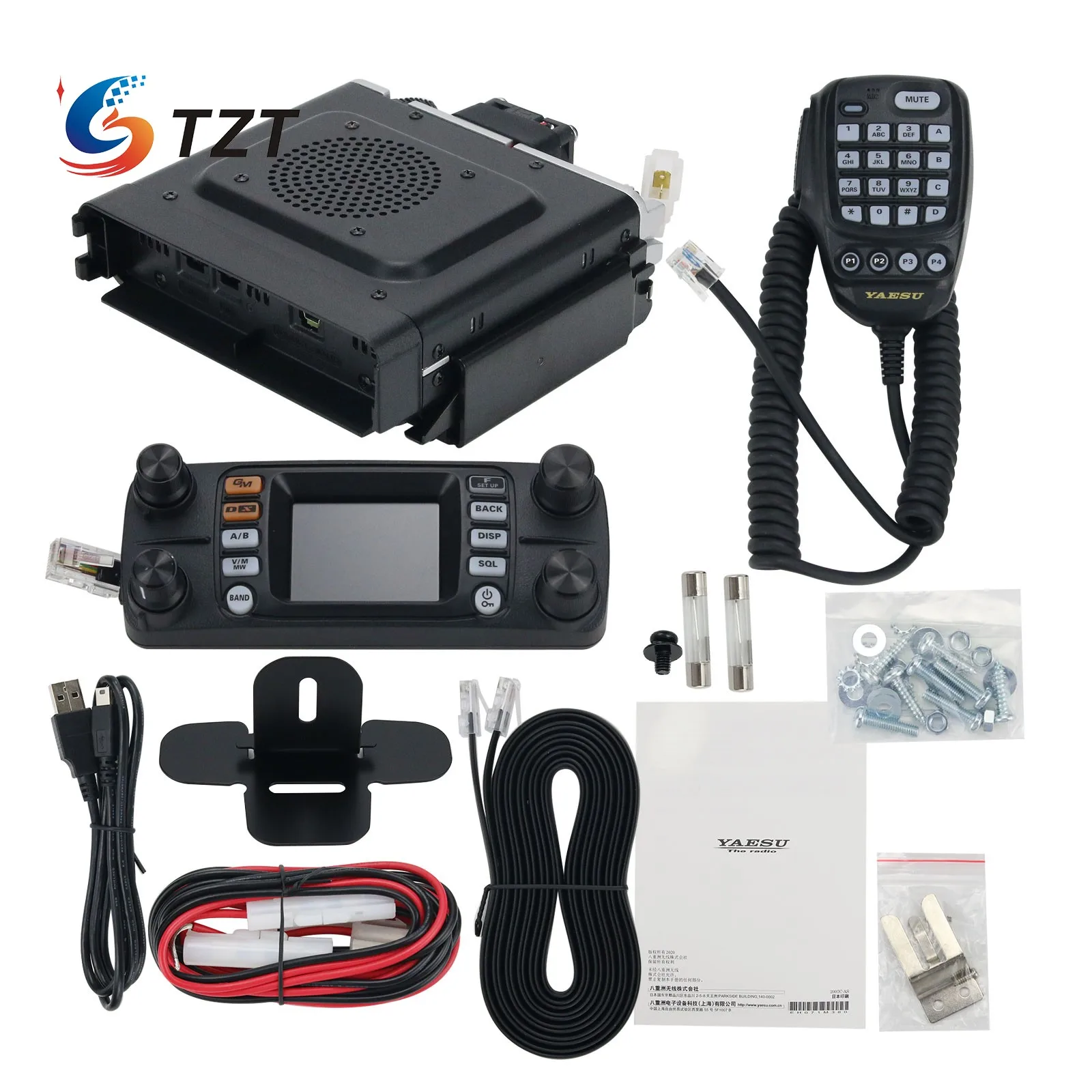 TZT-For-YAESU-FTM-300DR-Dual-Band-Transceiver-Digital-Mobile-Transceiver-Car-Mobile-Radio ...