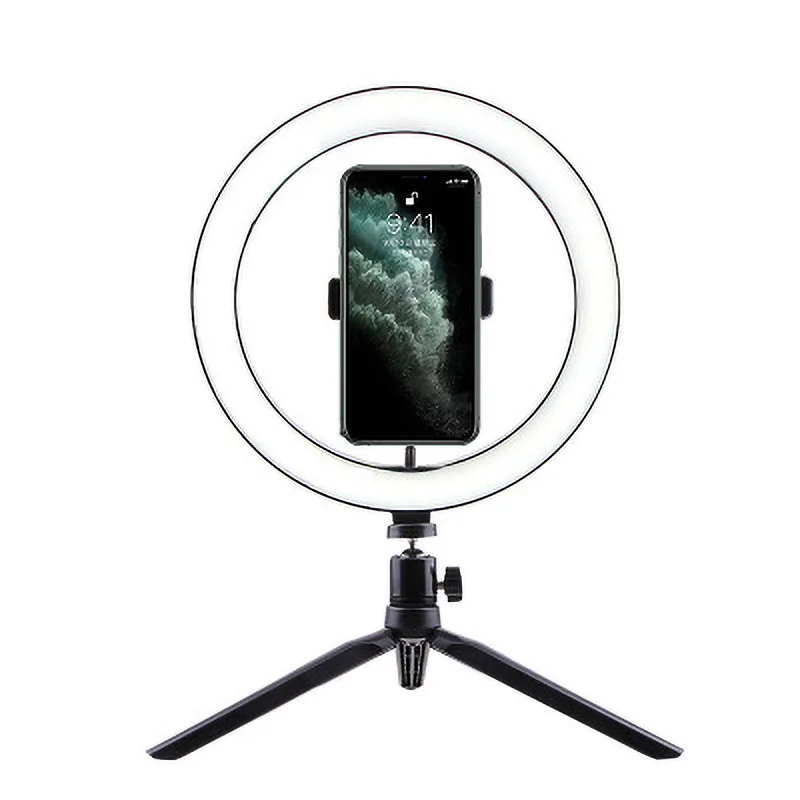 10inch Dimmable LED Ring Light macro with tripod stand and phone holder ...