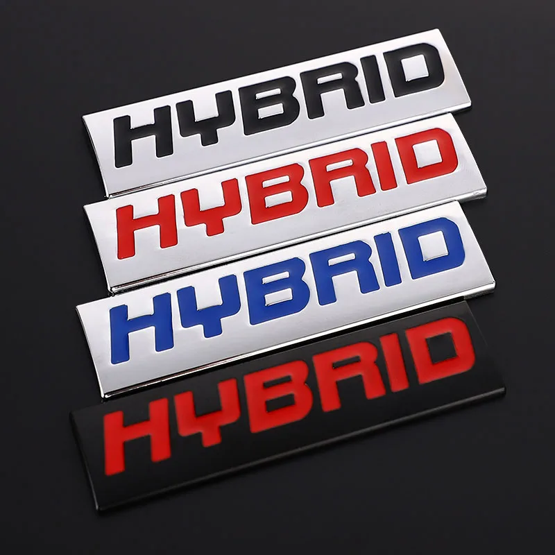 Car Stickers Hybrid Logo 3D Metal Emblem Badge Decals for Hybrid Subaru ...