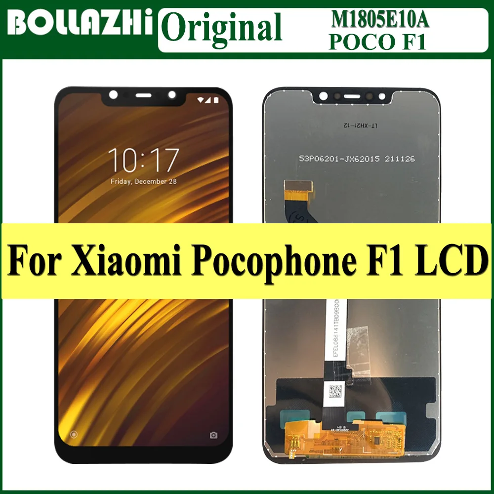 Pantalla Original de 6,18 "para XiaoMi Pocophone POCO F1, montaje de digitalizador con pantalla ...