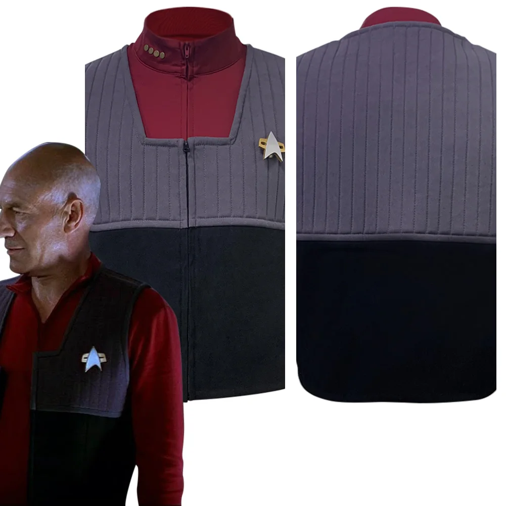 Star Trek Series Generations Vest Jacket Cosplay Costume - AllCosplay.com
