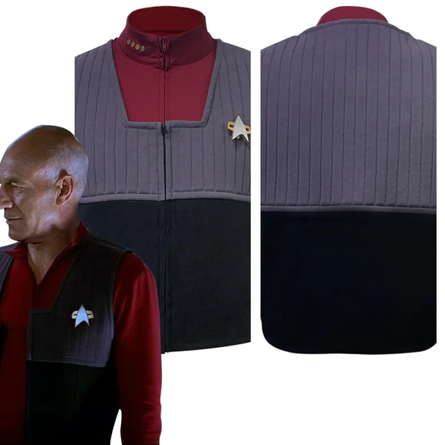 Star Trek Series Generations Vest Jacket Cosplay Costume - AllCosplay.com