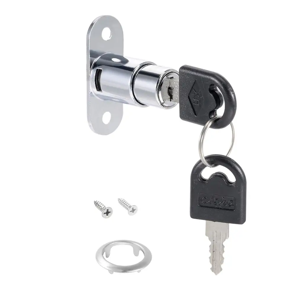 Zinc Alloy Push Plunger Lock | 3 Cylinder Locks Key | Cylinder Push ...