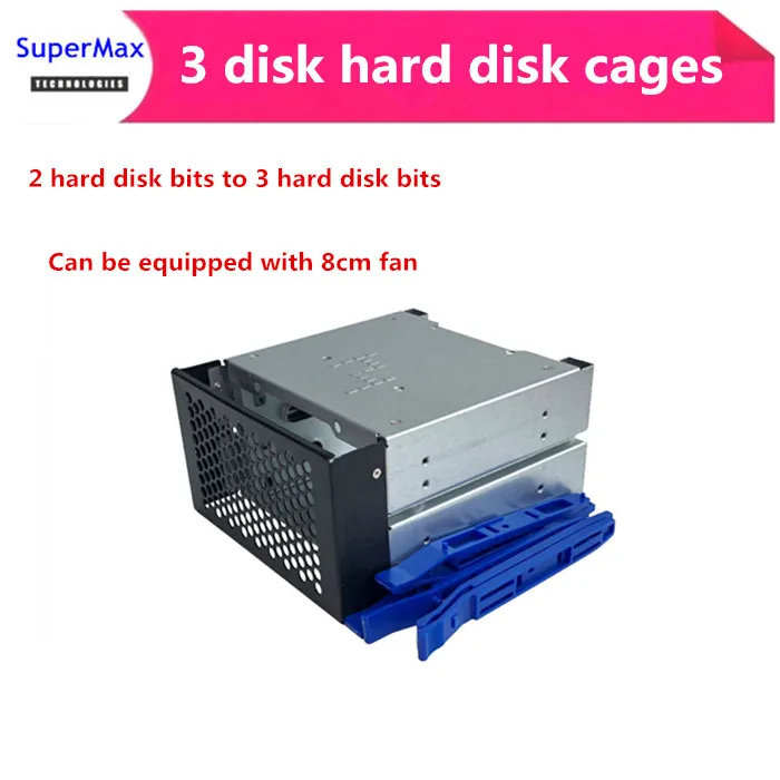 3 disk hard disk cages occupy 2 optical drives in the chassis 3.5 ...