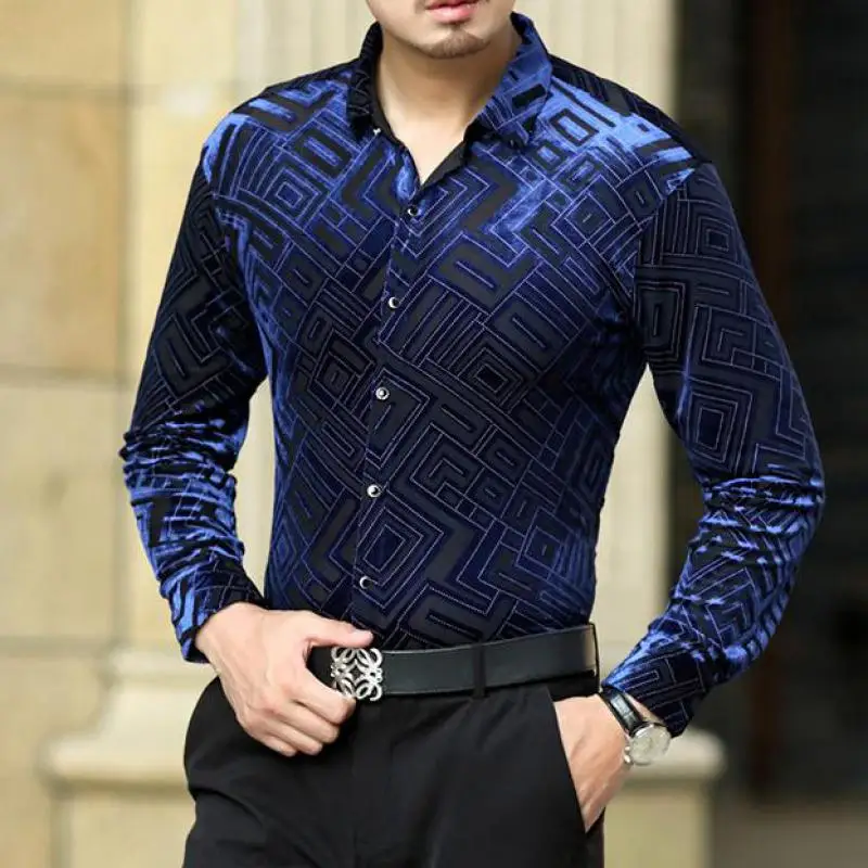 Summer-Velvet-Shirts-For-Mens-Transparent-Sexy-Black-See-Through ...