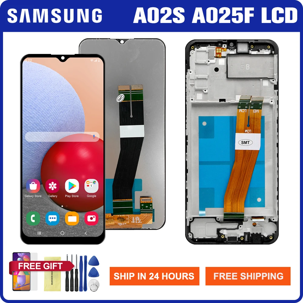 Pantalla Lcd Original de 6,5 "para Samsung A02S A025, montaje de digitalizador con pantalla ...