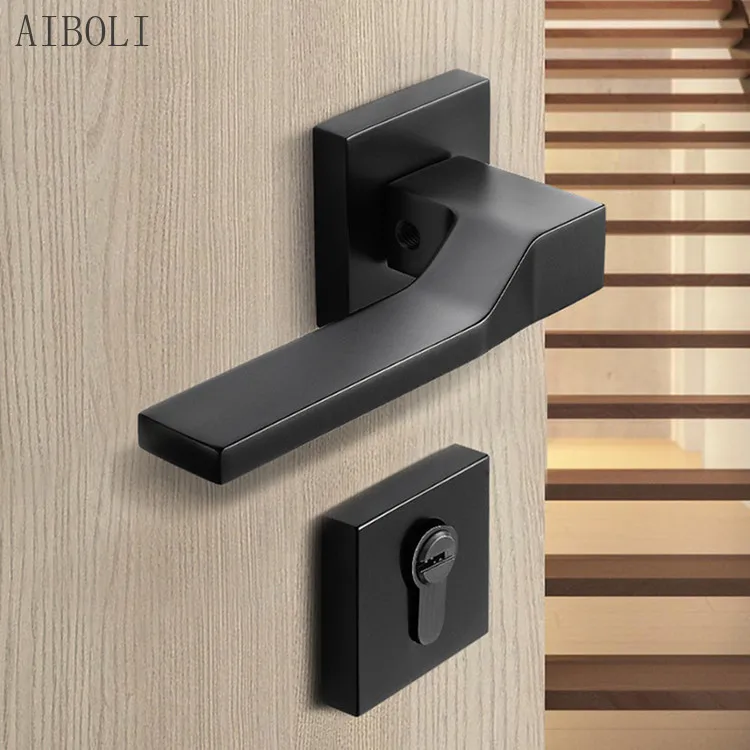 Door Handle Creative Handle Lock Design Door Lock Mute Bedroom Bathroom ...