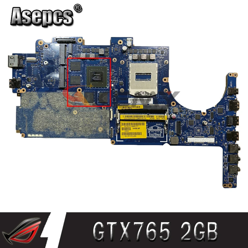 Akemy For DELL Alienware M14X R3 Laptop Motherboard DDR3L GTX765 2GB CN ...