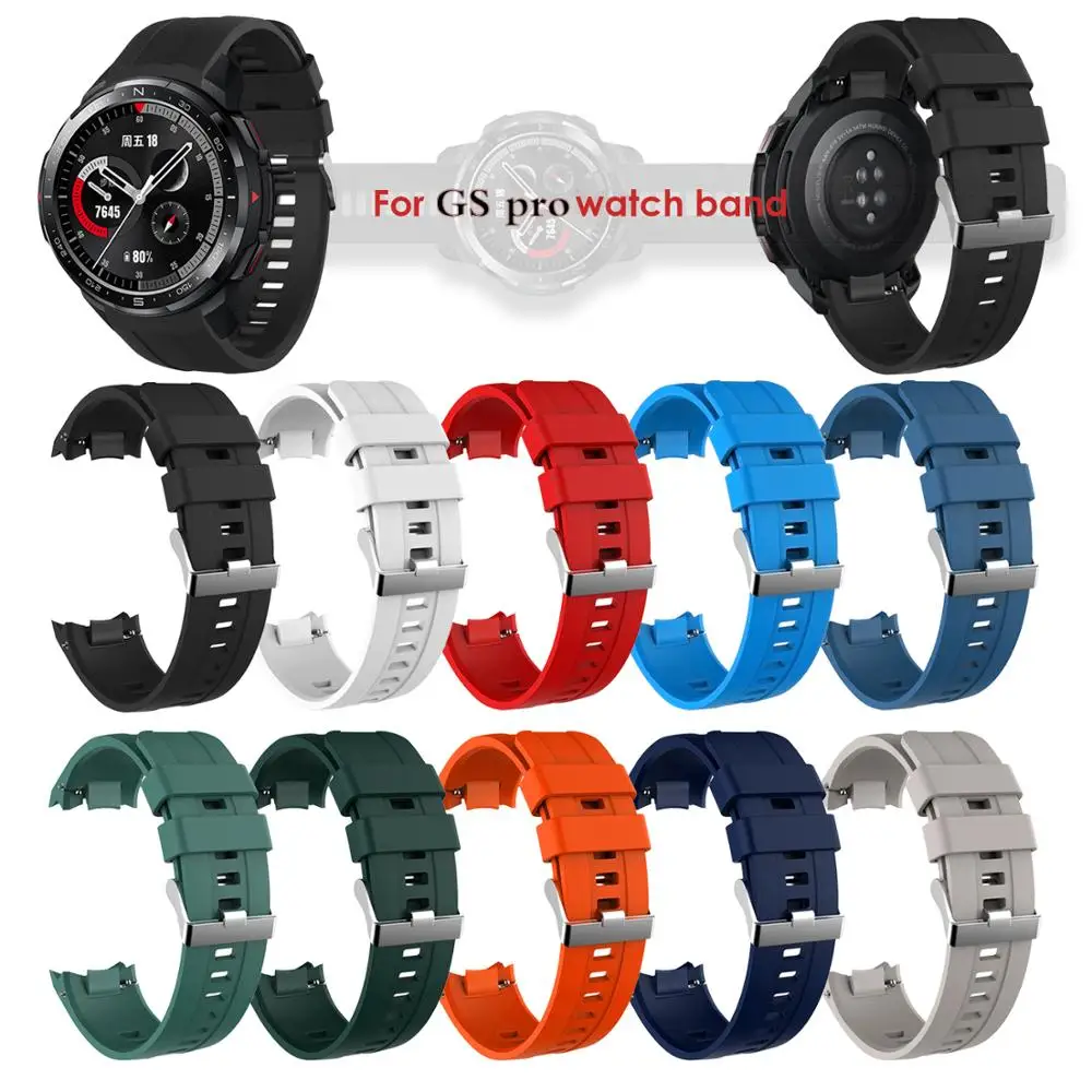 For-Huawei-Honor-GS-Pro-Silicone-Strap-Fashion-Sport-Replacement-Watch ...