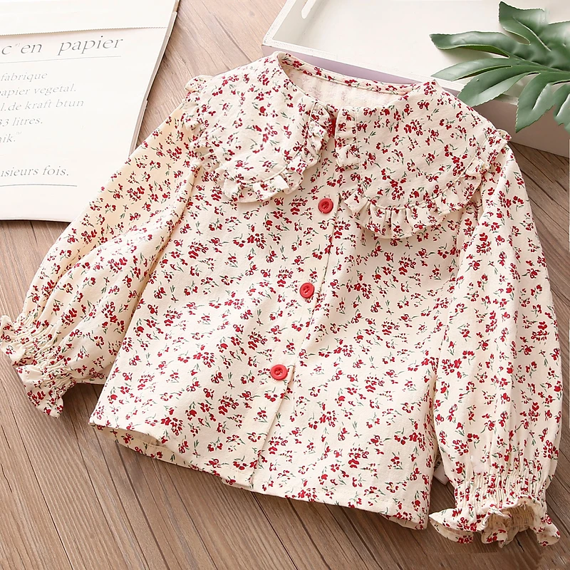 8 Years Old Long Sleeves Blouse | Blouses Girls 8 12 Years Old - 2023 ...
