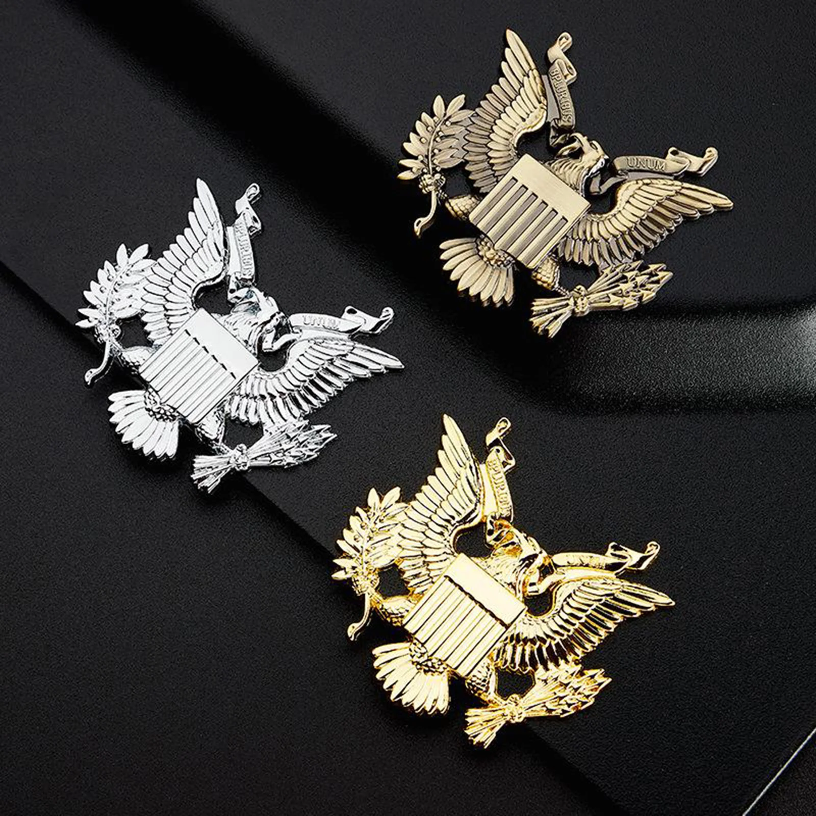 3D Badge Eagle SUV Car Sticker Side Window Tumblers Emblem Badge Decal ...