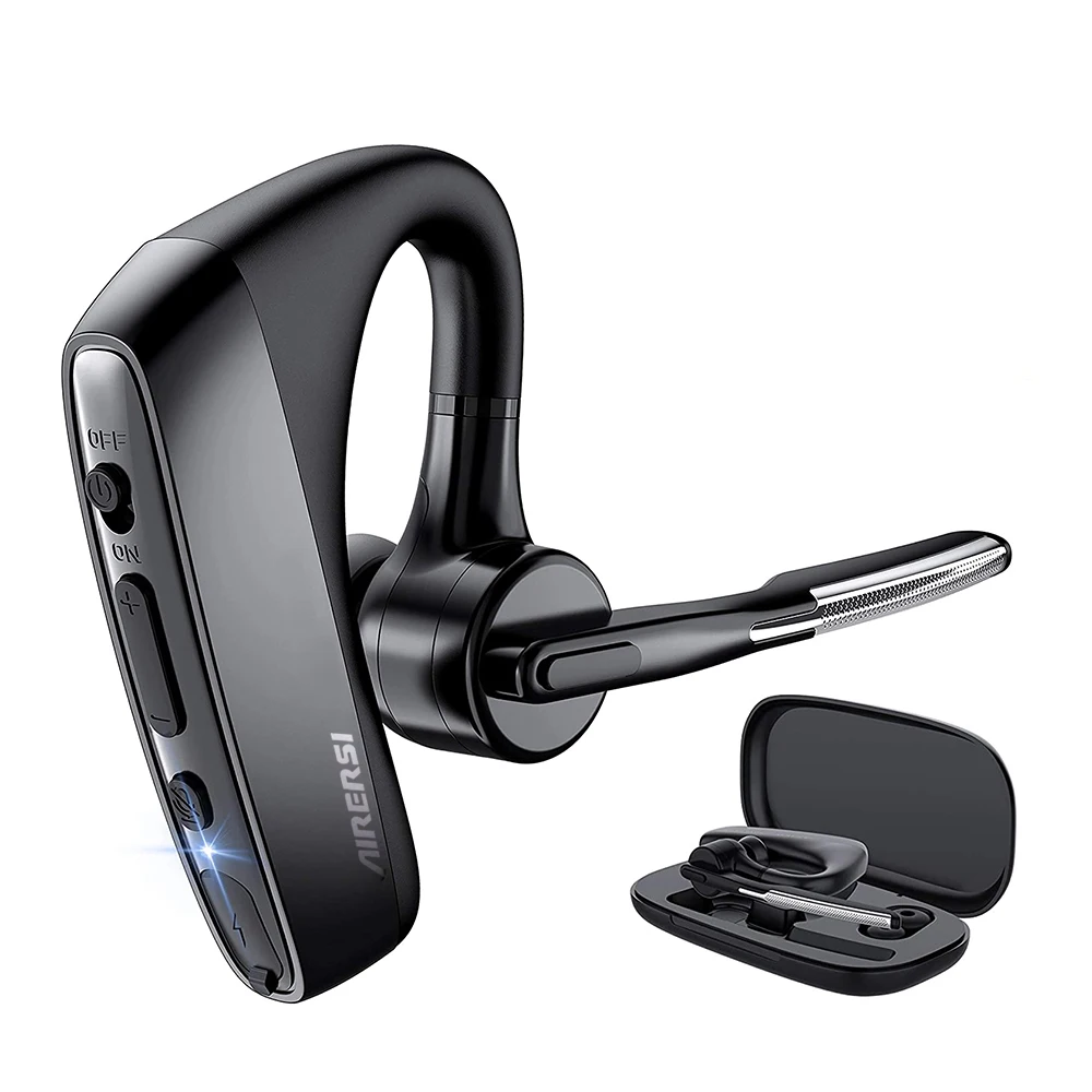 2022 Newest K18 Bluetooth Headset V5.0 Handsfree Headphone Cvc8 Dual Mic Noise Cancelling ...