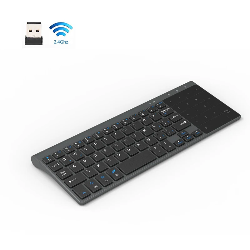 2-4GHz-Wireless-Keyboard-with-Number-Touchpad-Mouse-2-In-1-Thin-Numeric ...