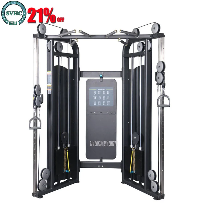 Commercial Large Double Arm Counterweight Pulling Rope Training Machine ...