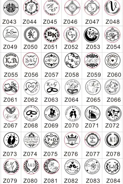 Diy Customize Double Name 2 Initials Personalized Letter Stamp/sealing ...