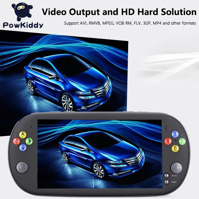 Powkiddy X16 7 Inch Game Console Handheld Portable 8/16GBRetro Classic ...