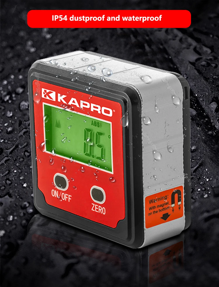 Цифровой мини Гониометр Kapro, высокоточный угломер электронный уровень ...