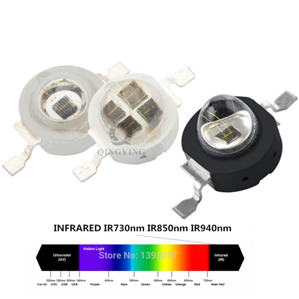 3W-5W-Infrared-IR-High-Power-LEDs-Emitter-CCTV-Camera-IR-Diode-for ...