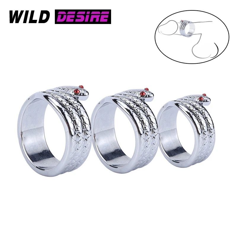 26mm 28mm 30mm Dick Ring Metal Snake Dickring Sex Tools For Men Gay ...