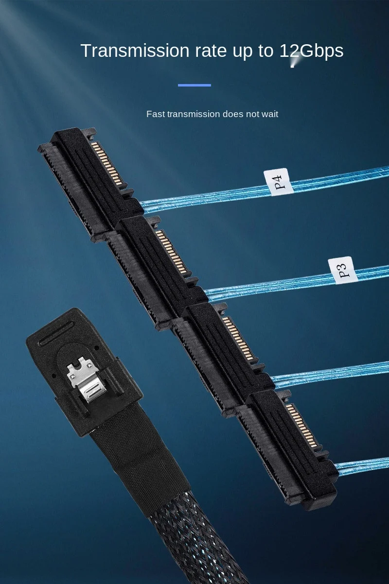 Кабель Mini SAS 36P SFF 8087 - 4 SAS 29P SFF-8482 CY | AliExpress