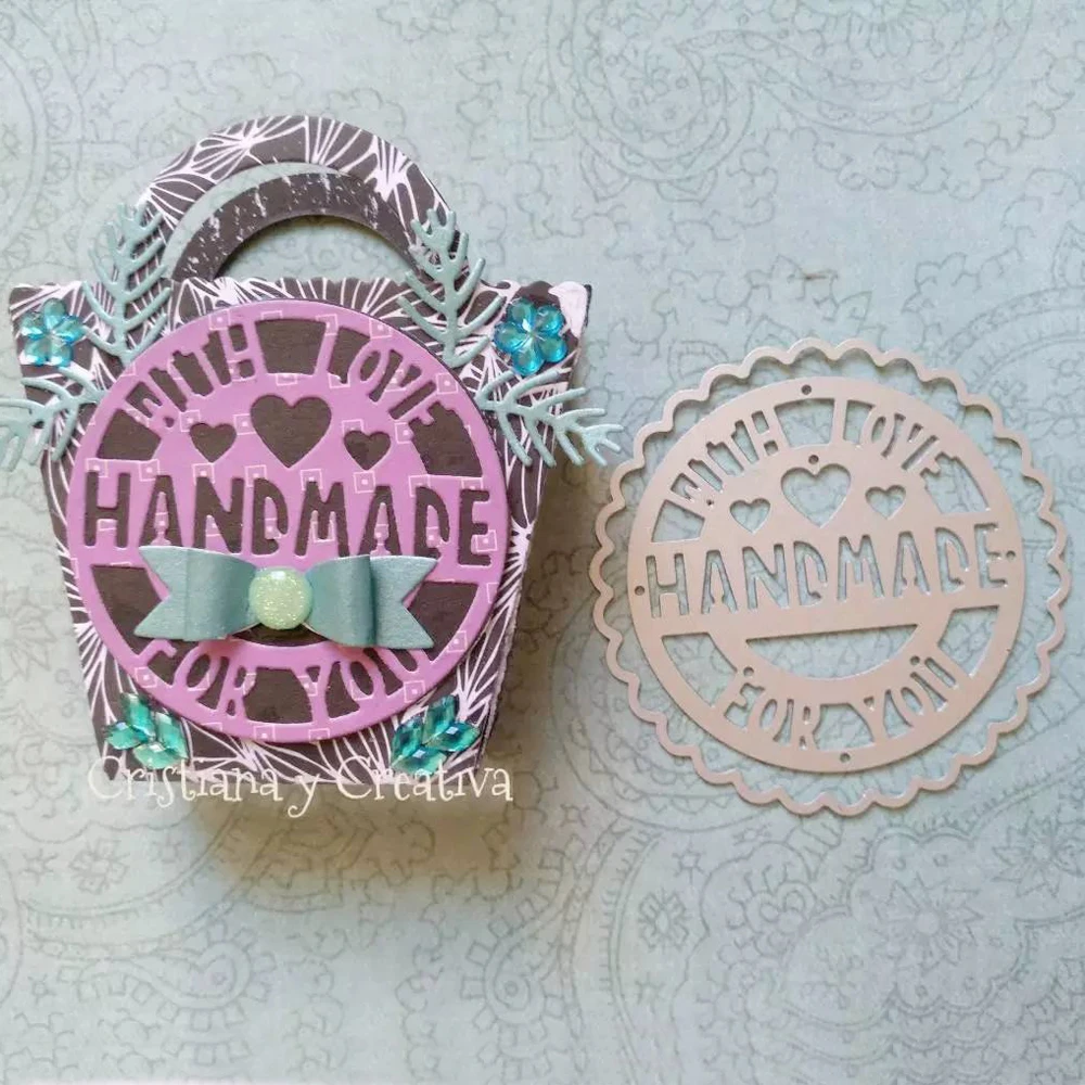 Handmade Heart Love Word Sentiment New Arrival Cutting Dies ...