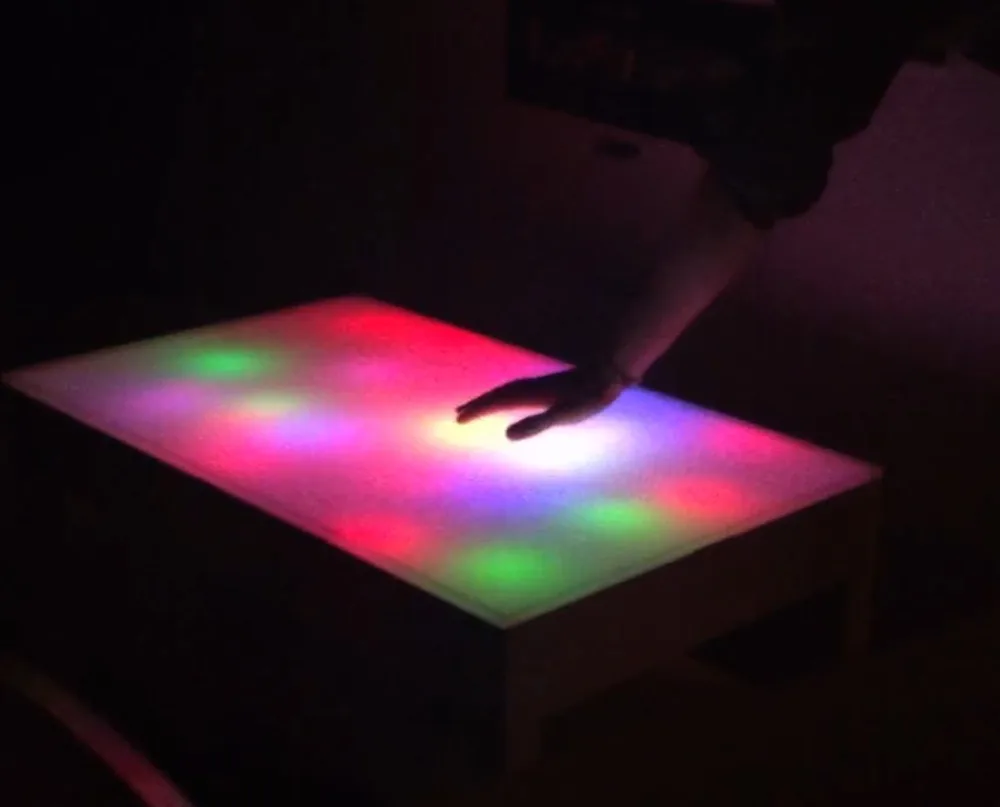 Colorful Interactive LED Module Induction Wall Human Body Infrared ...