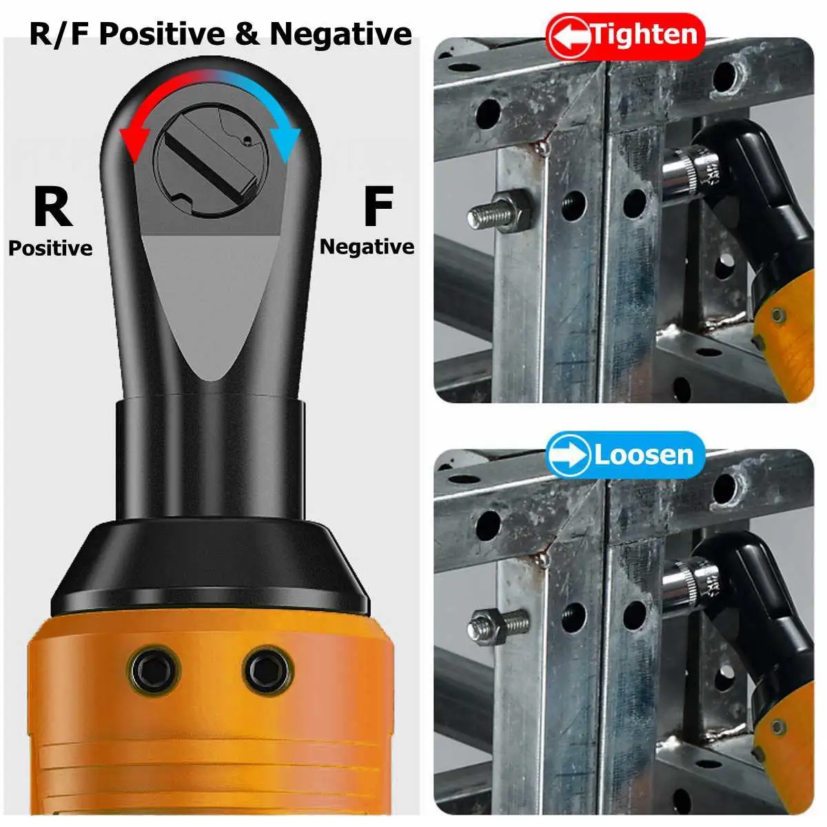 12V/18V/28V Electric Wrench Ratchet Wrench Right Angle wrench Kit ...