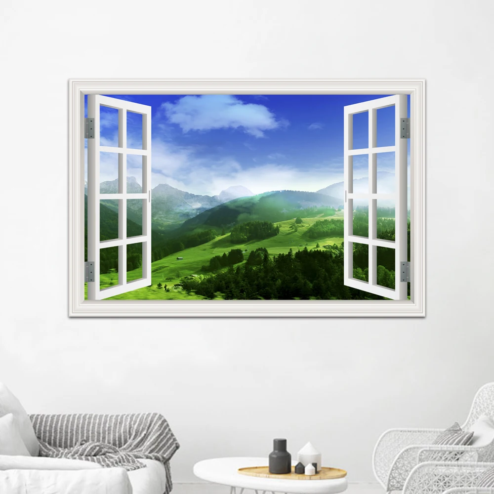 Mountain Window View