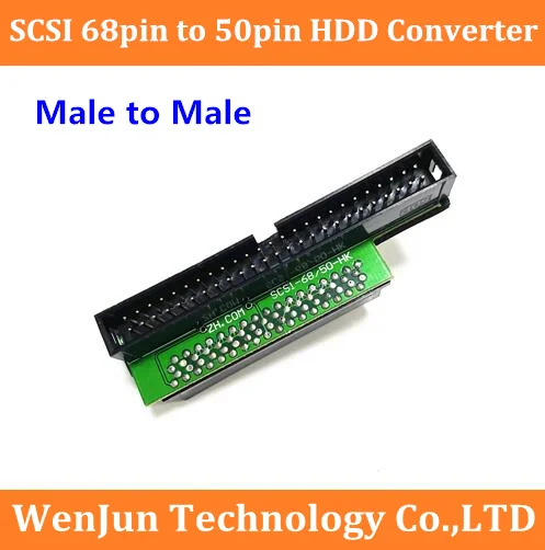 Hochwertiger-scsi-68p-to-ide-50p-Festplatten-adapter-scsi-68pin-Stecker ...