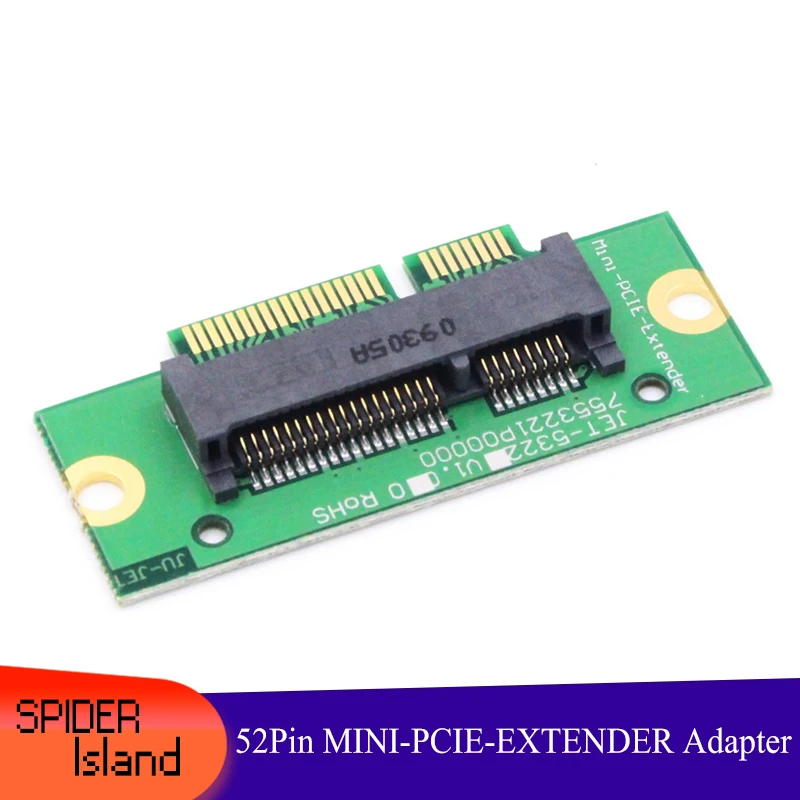미니 PCI E 어댑터 카드 MINI PCIE EXTENDER 어댑터 커넥터 카드 52Pin PCI E 라이저 카드|컴퓨터 ...