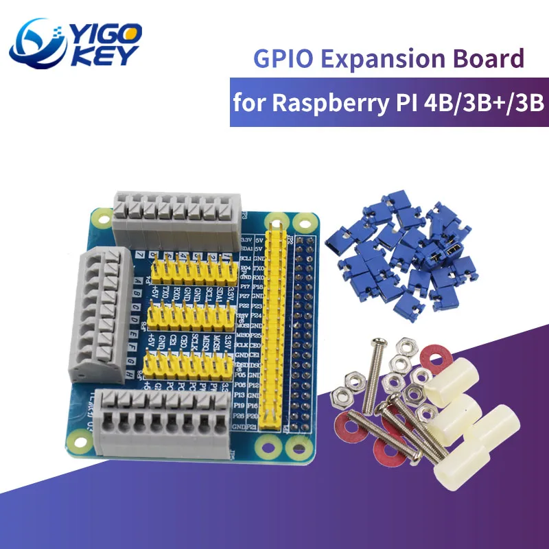 GPIO Expansion Board Raspberry Pi Shield for Raspberry PI 2 3 B B+ With Screws for Raspberry pi ...