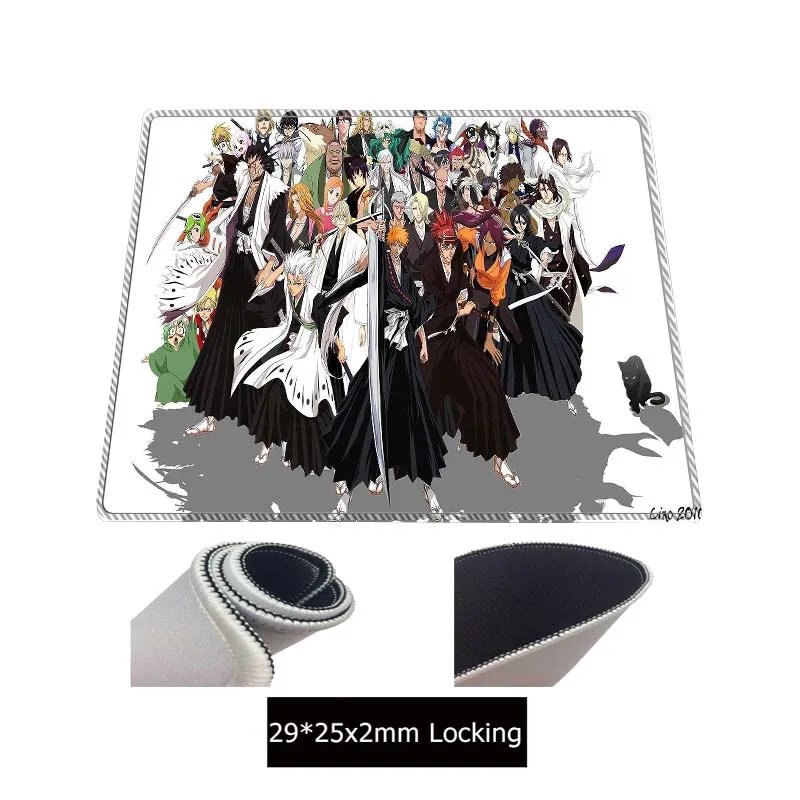 MRGBEST Anime Bleach Tous Les Personnages Gaming Mouse Pad RGB Large ...