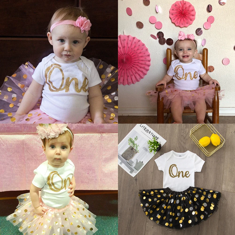 First Birthday Girl Party Dress | Baby Girl 1st Birthday Outfit - Girl ...
