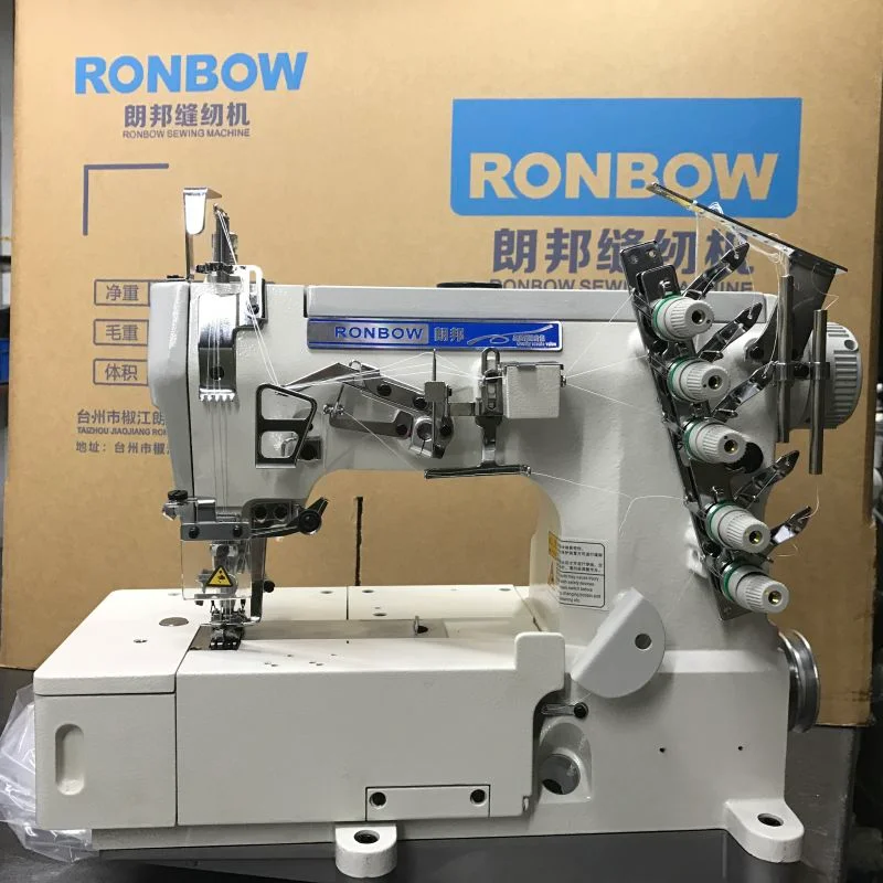 500 Three-needle Five-thread Interlock Sewing Machine Flannel Blanket ...