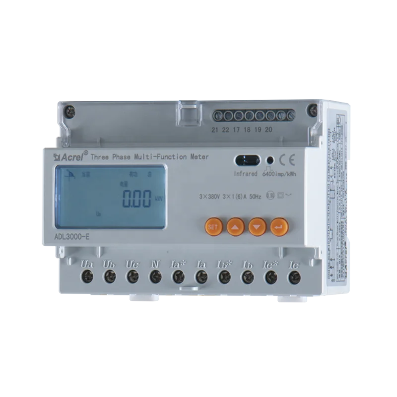 Medidor de energia elétrica conectada, 3 fases, ct, modbus, rs485