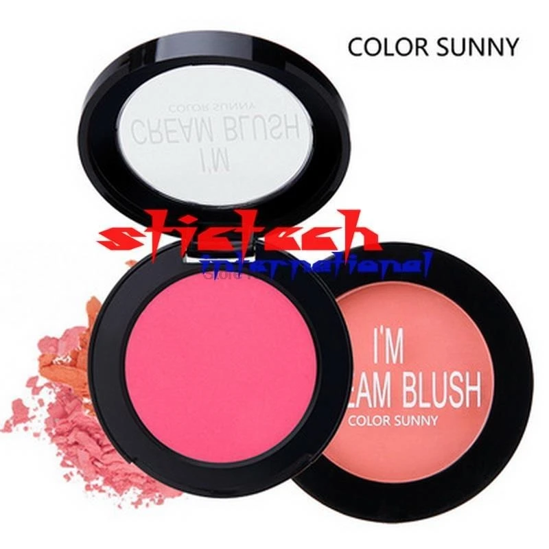 Por ems ou dhl 500 pces vendas quentes maquiagem pó blusher 24 cor ...